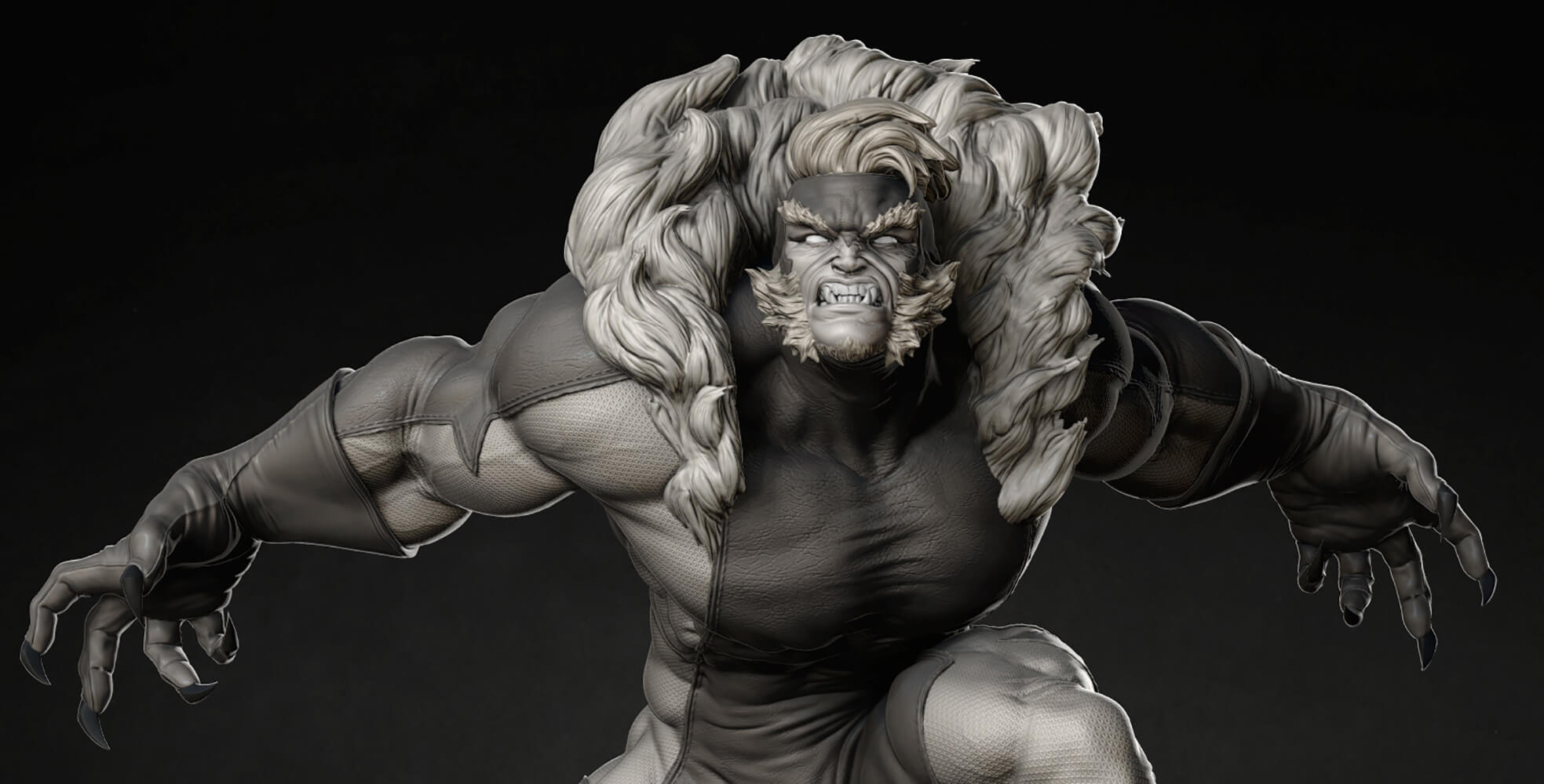 Sabretooth X-Men 3D Print Model by 3DPrintingDesigner