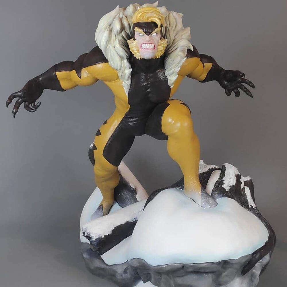Sabretooth X-Men 3D Print Model by 3DPrintingDesigner