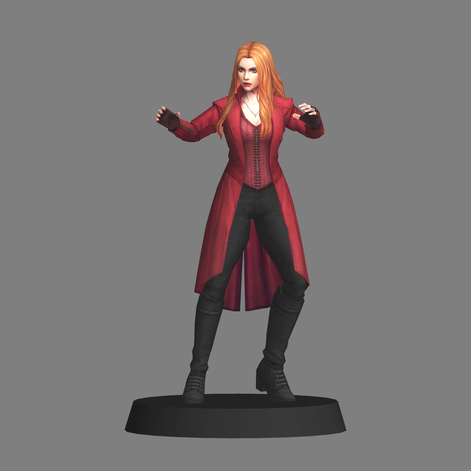 Scarlet Witch - 3D Model by 3DPrintingDesigner
