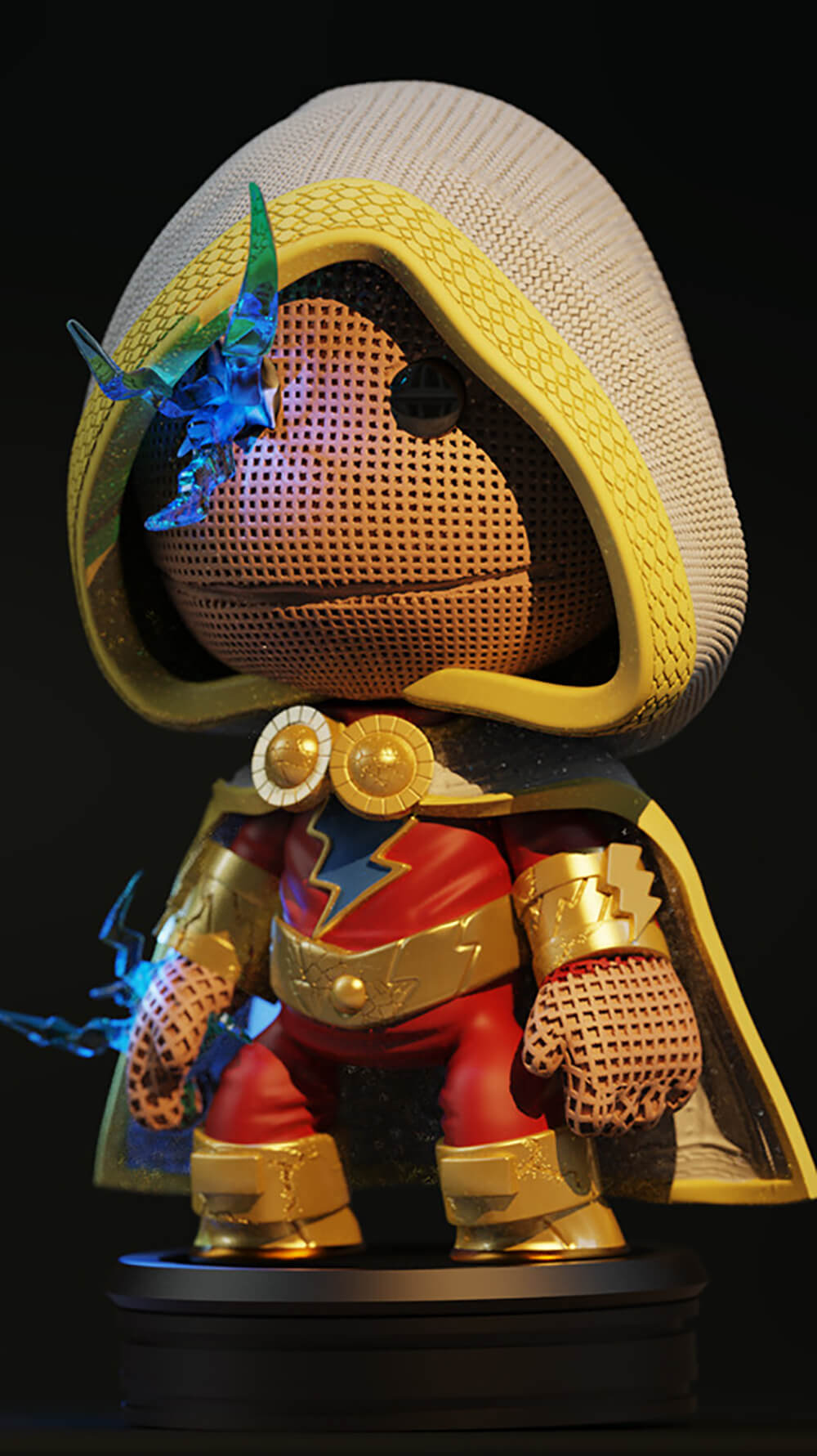 Shazam Chibi - 3D Model by 3DPrintingDesigner