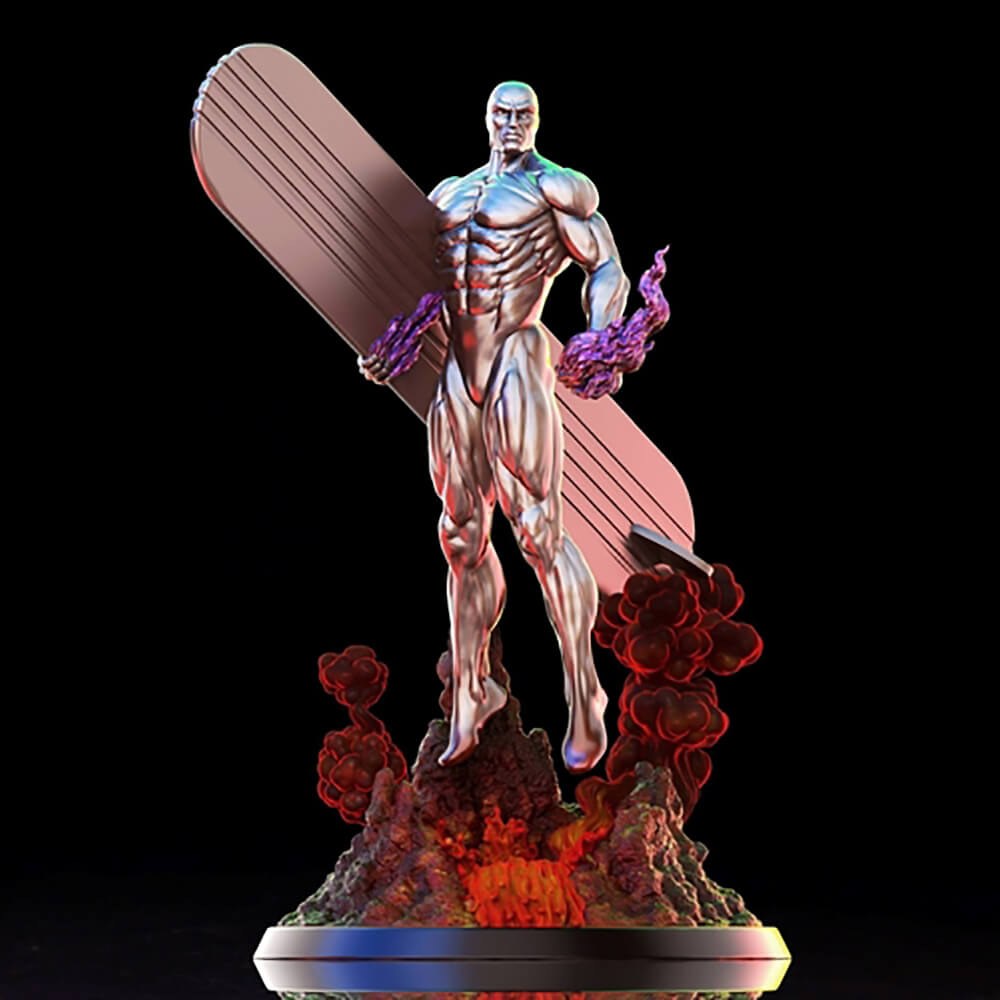 Silver Surfer - 3D Print Model by 3DPrintingDesigner