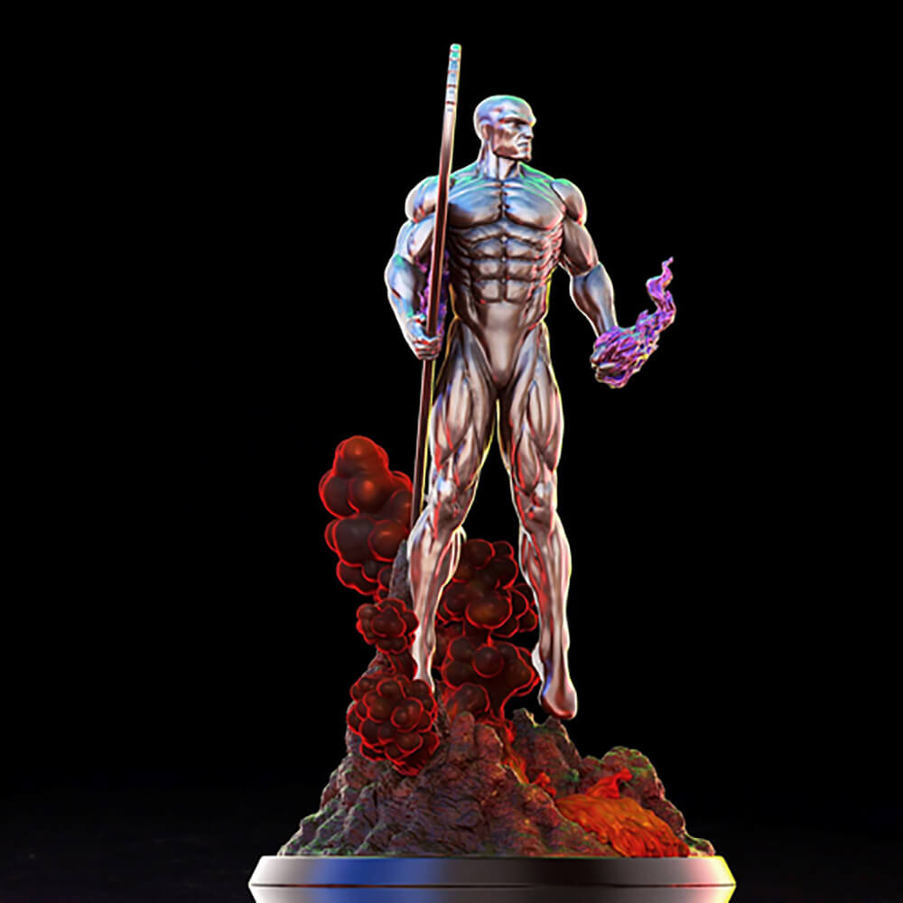 Silver Surfer - 3D Model by 3DPrintingDesigner