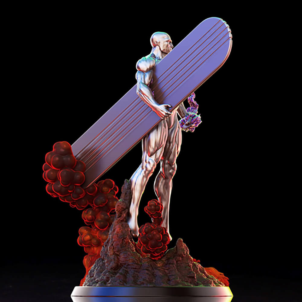 Silver Surfer - 3D Print Model by 3DPrintingDesigner
