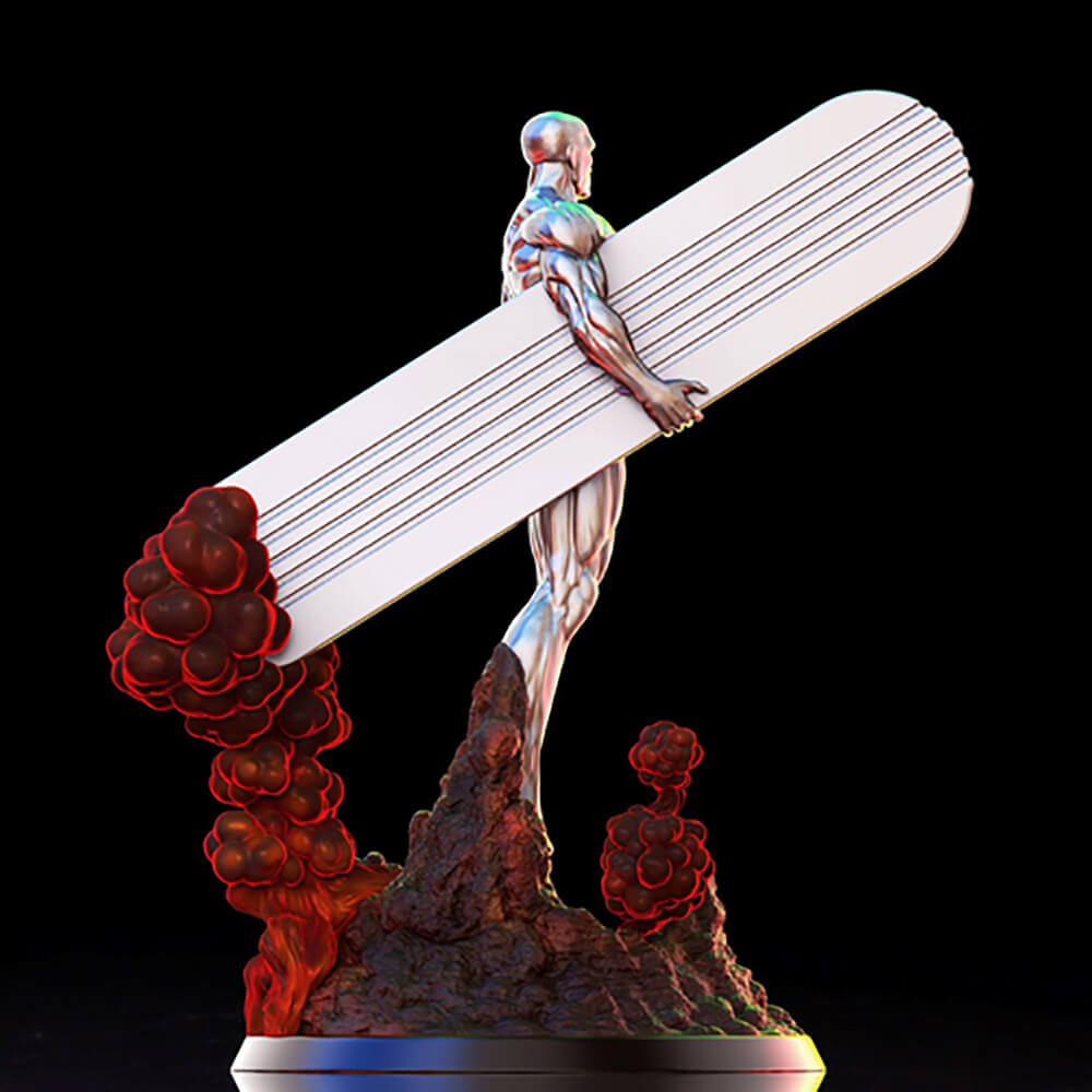 Silver Surfer - 3D Print Model by 3DPrintingDesigner