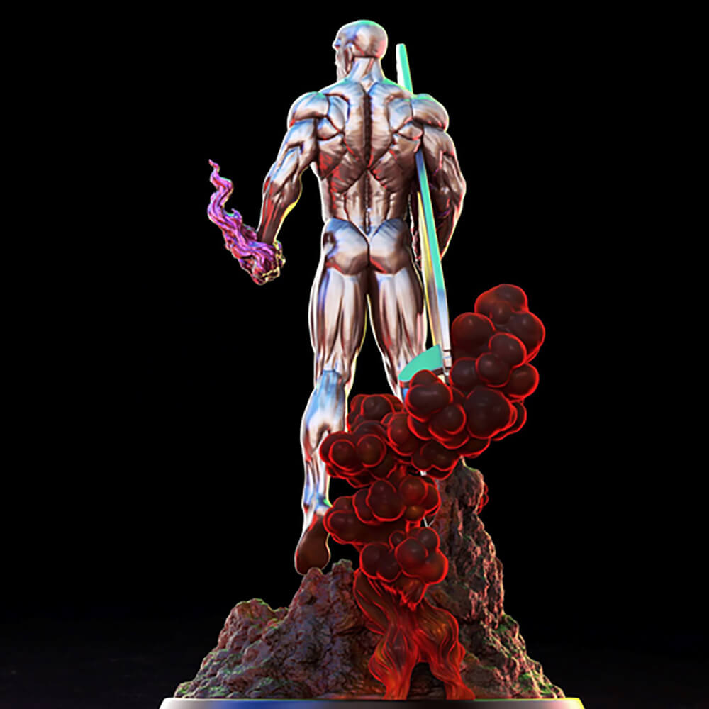 Silver Surfer - 3D Model by 3DPrintingDesigner