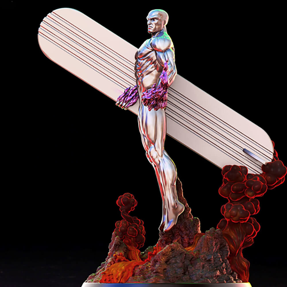 Silver Surfer - 3D Print Model by 3DPrintingDesigner