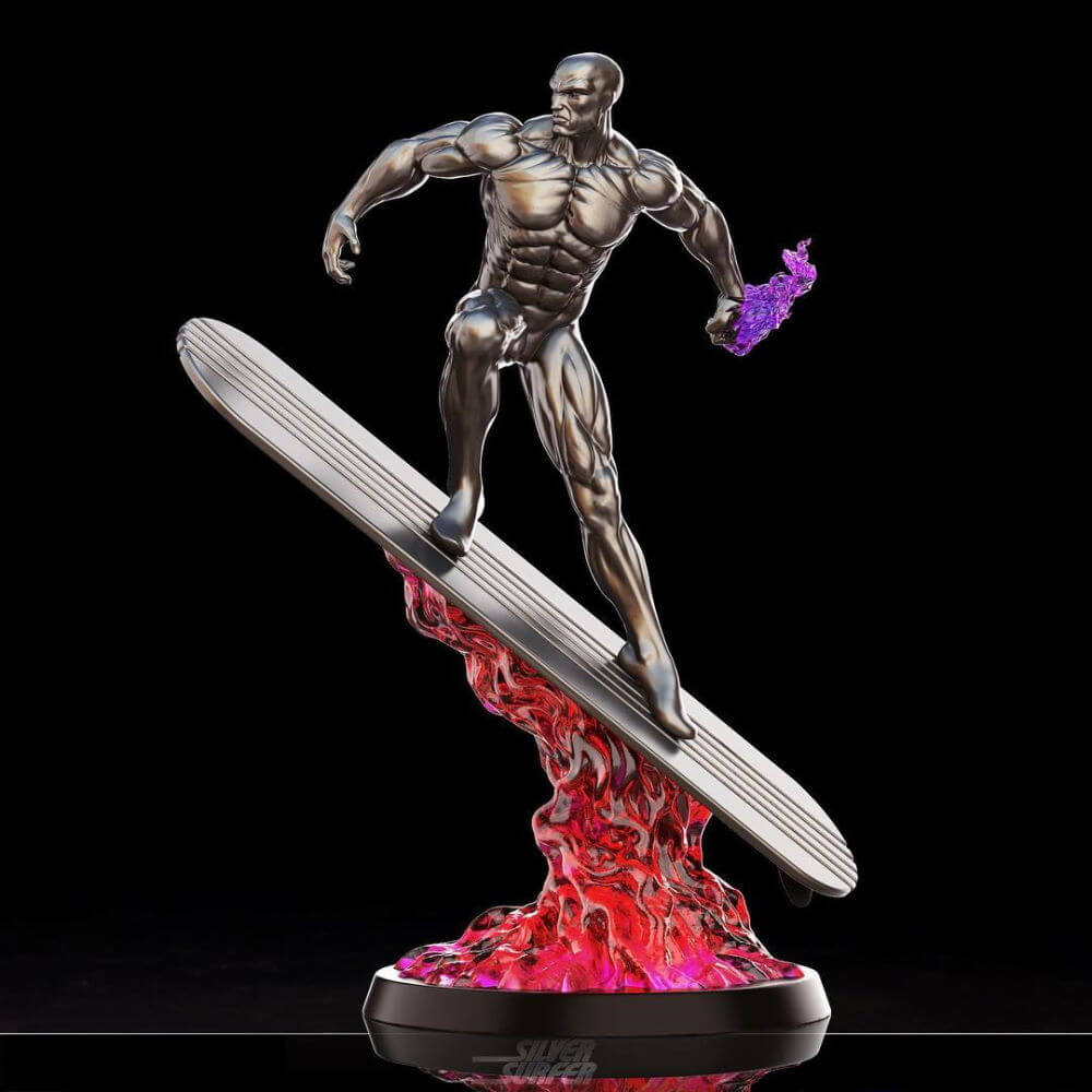 Silver Surfer - 3D Print Model by 3DPrintingDesigner