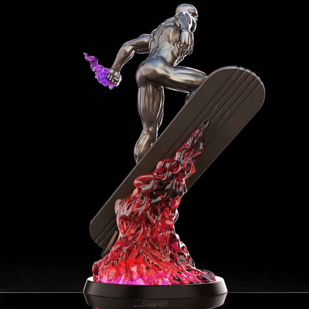 Silver Surfer - 3D Print Model by 3DPrintingDesigner