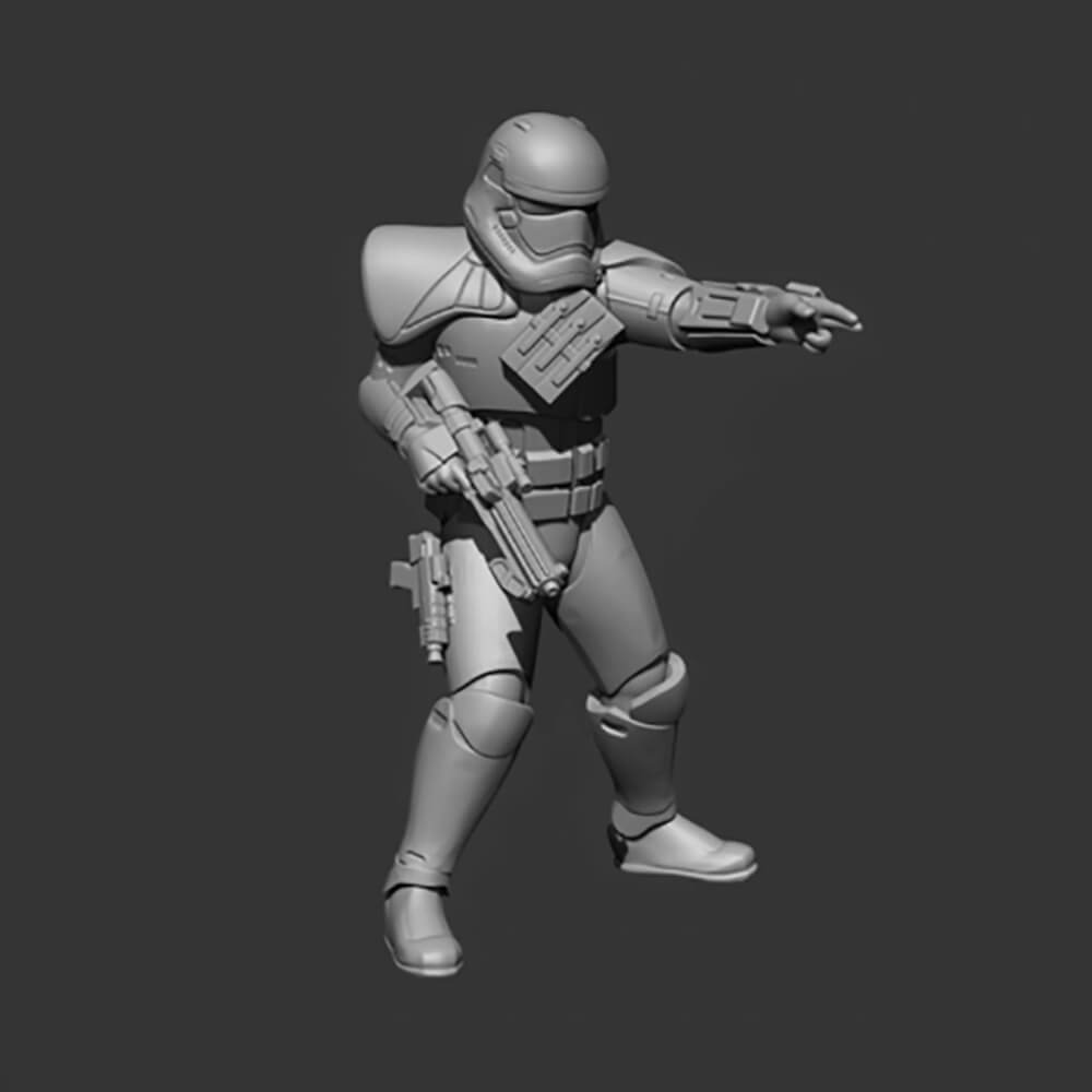 Sovereign Squad Commander - 3D Print Model by 3DPrintingDesigner