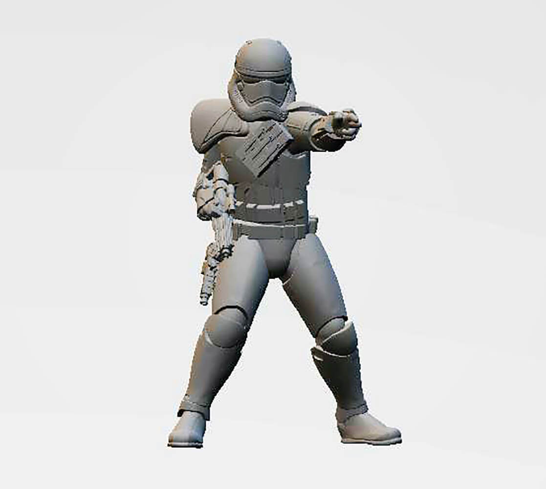 Sovereign Squad Commander - 3D Print Model by 3DPrintingDesigner
