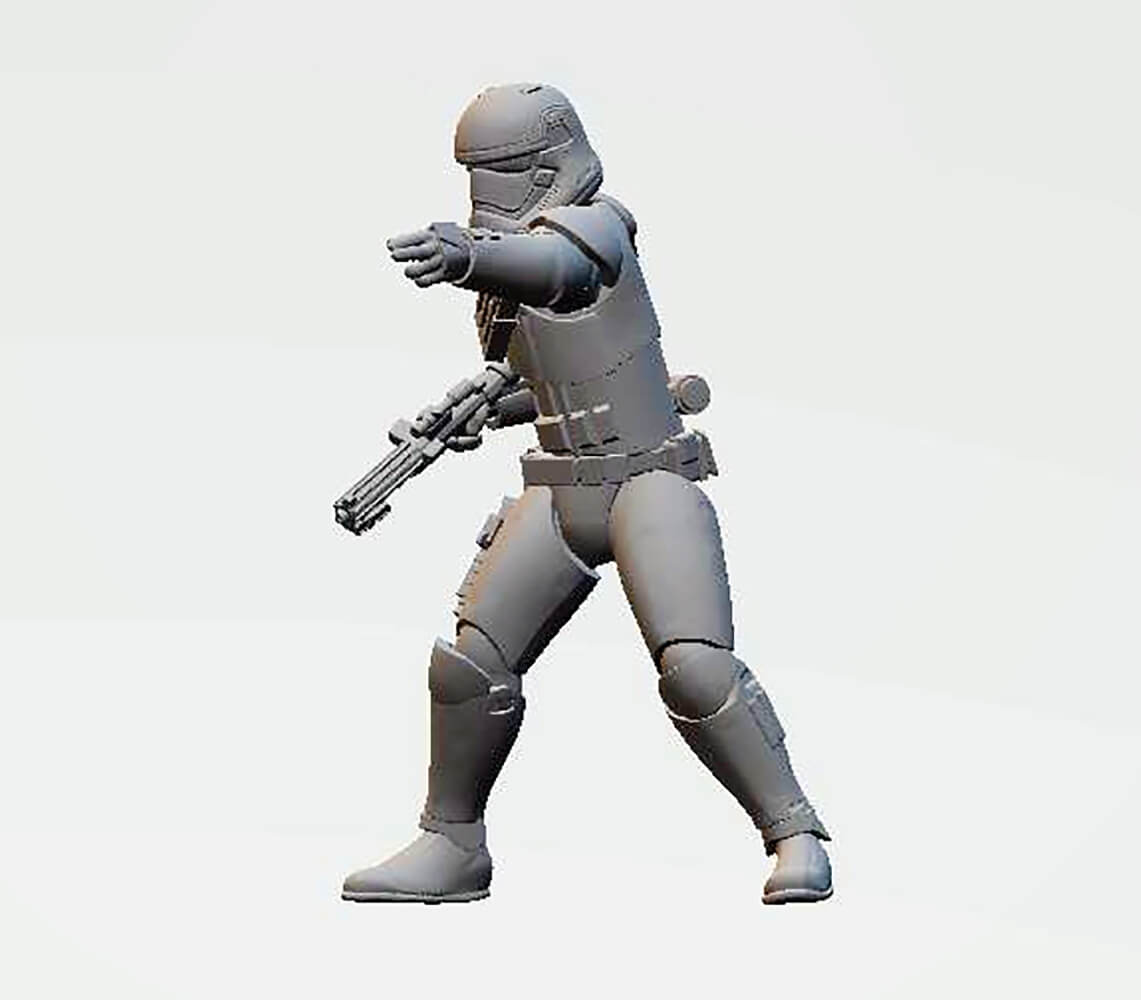 Sovereign Squad Commander - 3D Print Model by 3DPrintingDesigner