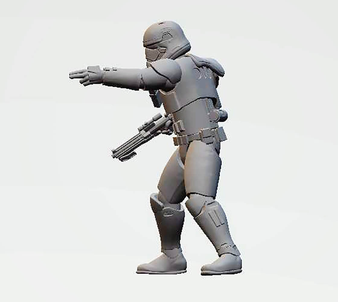 Sovereign Squad Commander - 3D Print Model by 3DPrintingDesigner