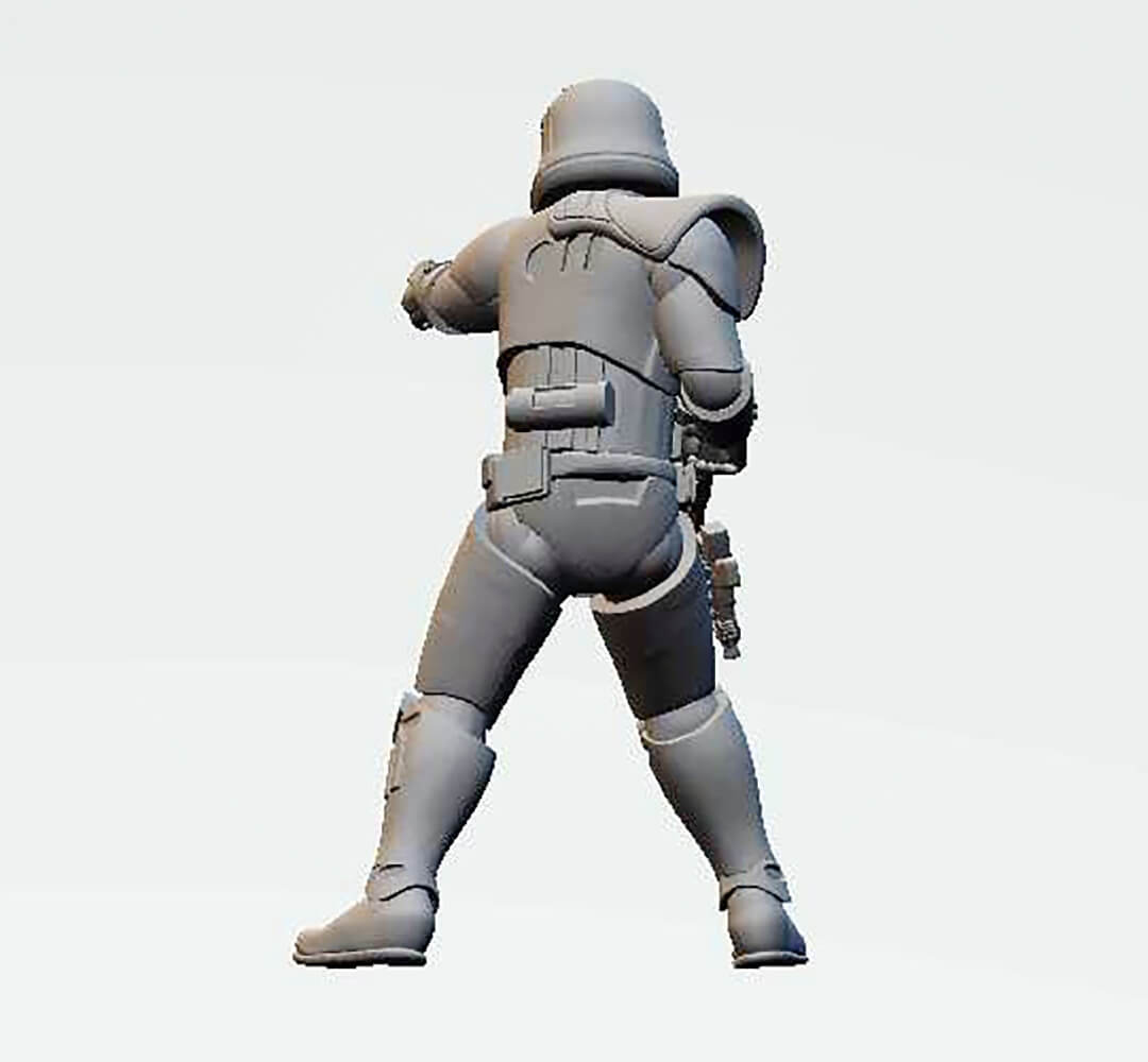 Sovereign Squad Commander - 3D Print Model by 3DPrintingDesigner
