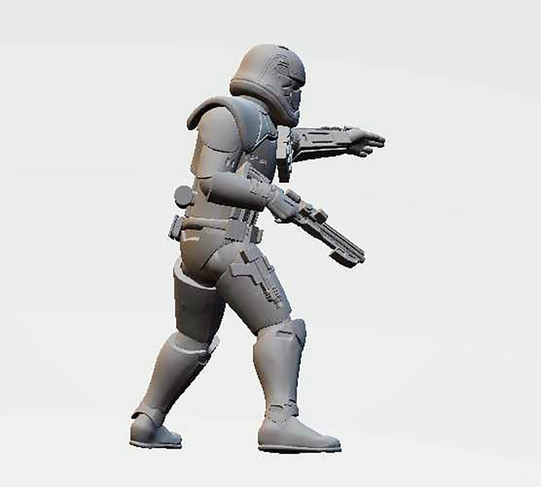 Sovereign Squad Commander - 3D Print Model by 3DPrintingDesigner