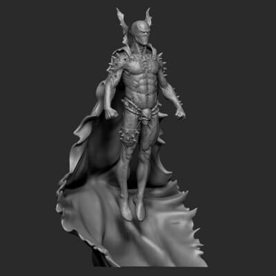 Spawn Figure - 3D Model by 3DPrintingDesigner