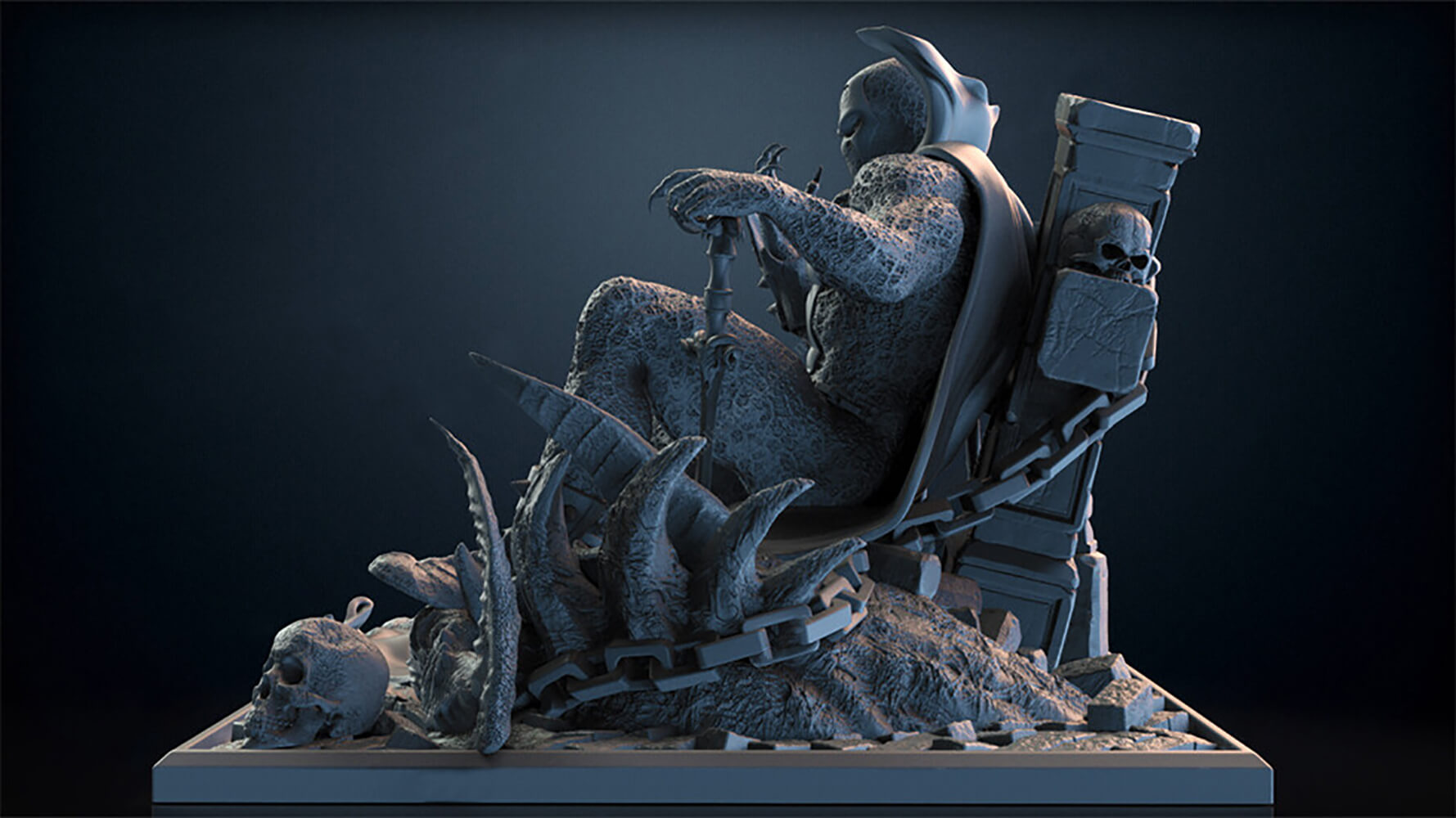 Spawn Figure - 3D Model by 3DPrintingDesigner