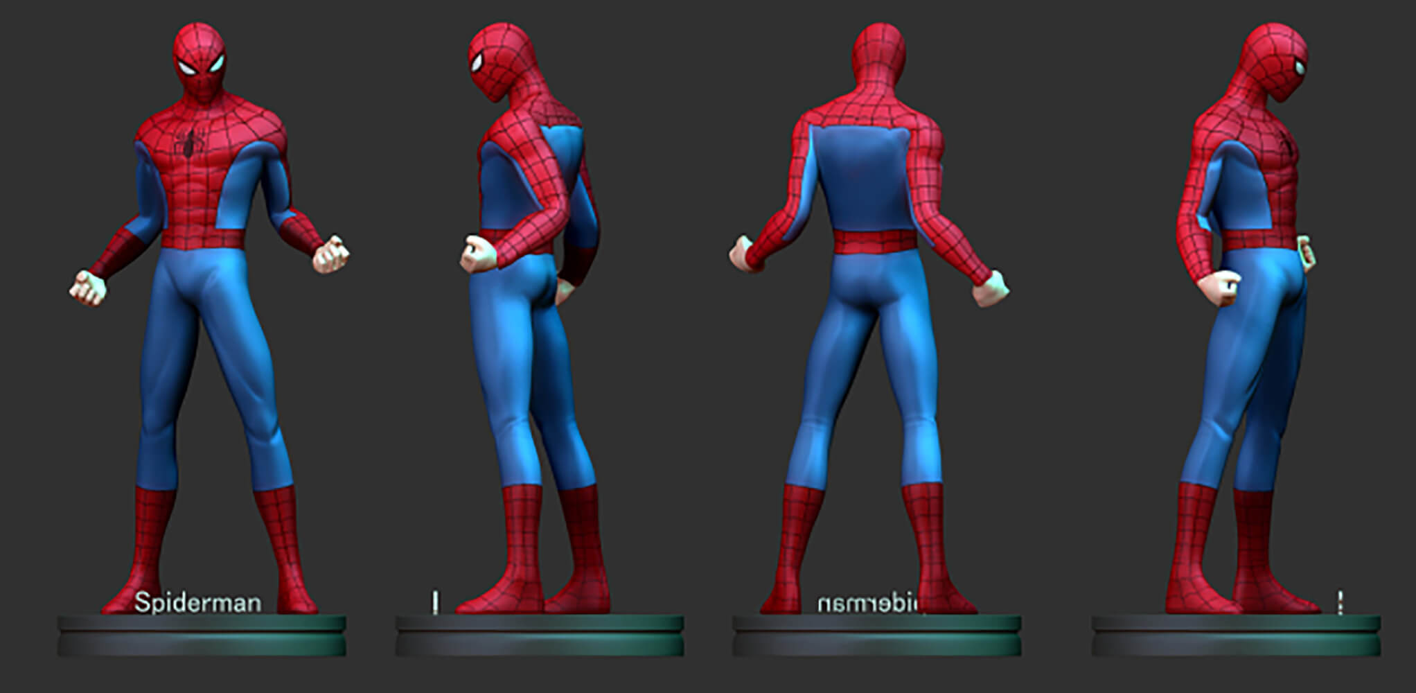 Spiderman Classic - 3D Print Model by 3DPrintingDesigner