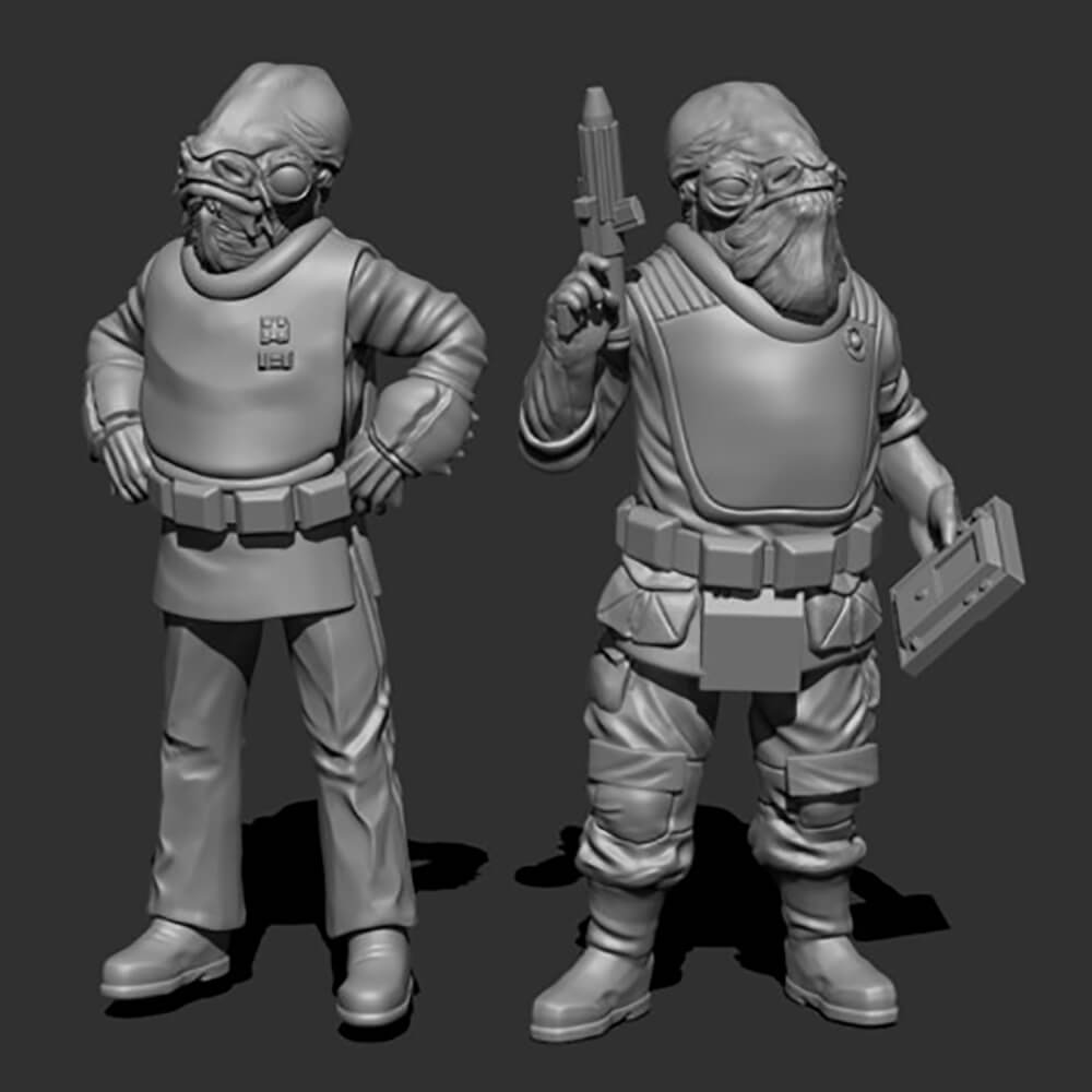 Squid Leaders - 3D Print Model by 3DPrintingDesigner