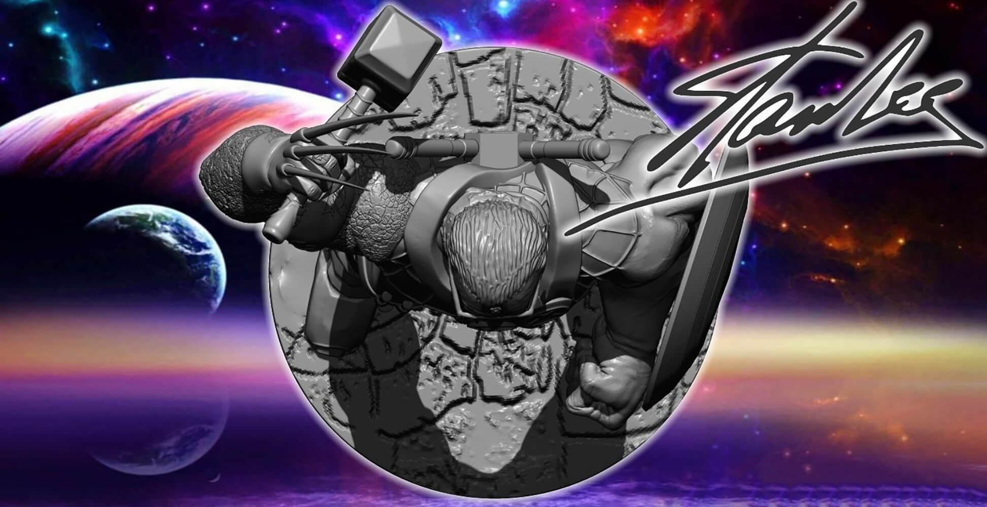 Stan Lee Heroes - 3D Print Model by 3DPrintingDesigner
