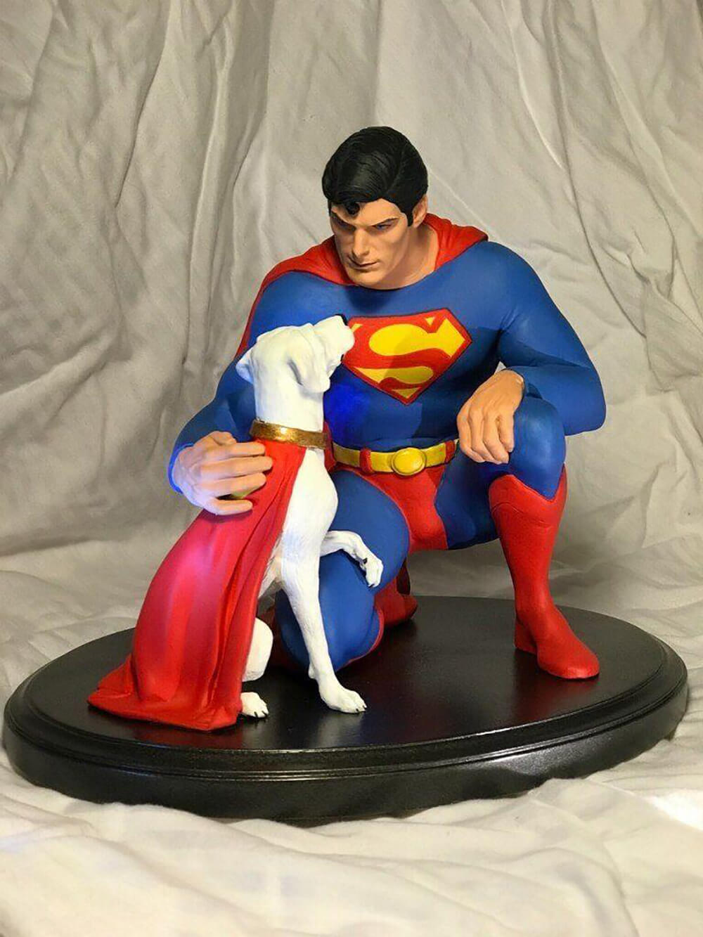Superman and Dog Krypton - 3D Model by 3DPrintingDesigner