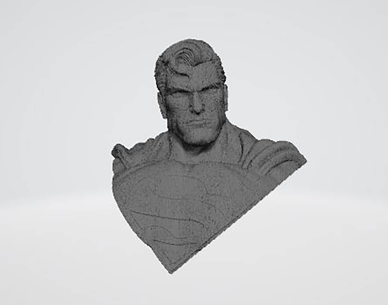 Superman Bust - 3D Model by 3DPrintingDesigner