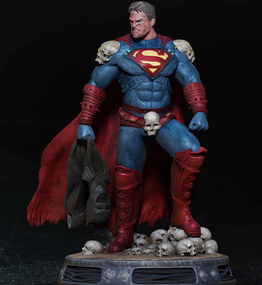 Superman Devil - 3D Model by 3DPrintingDesigner