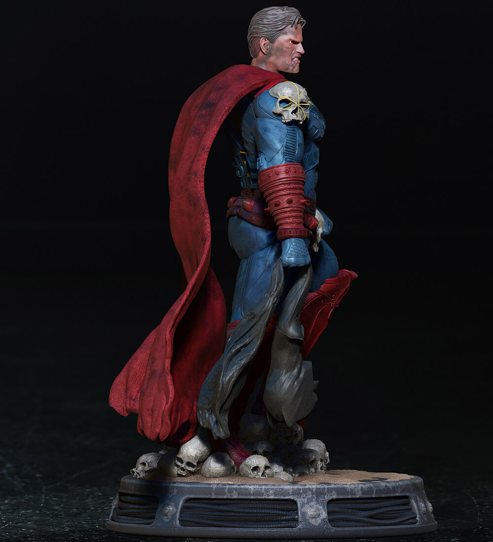 Superman Devil - 3D Model by 3DPrintingDesigner