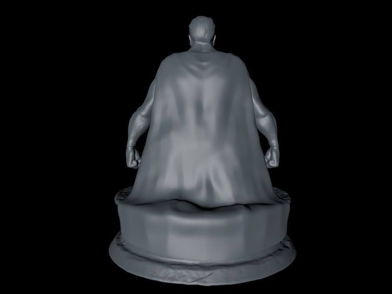 Superman Kneeling - 3D Model by 3DPrintingDesigner