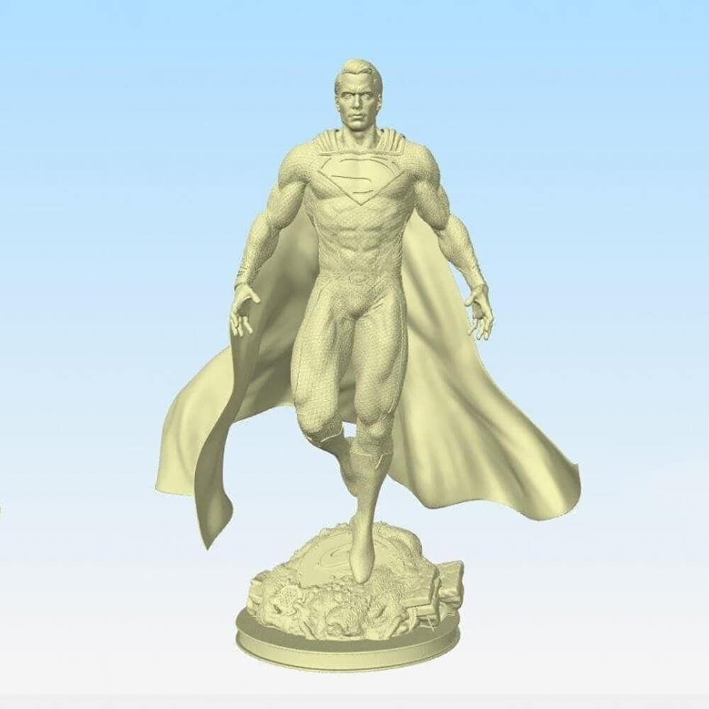 Superman Man of Steel - 3D Model by 3DPrintingDesigner