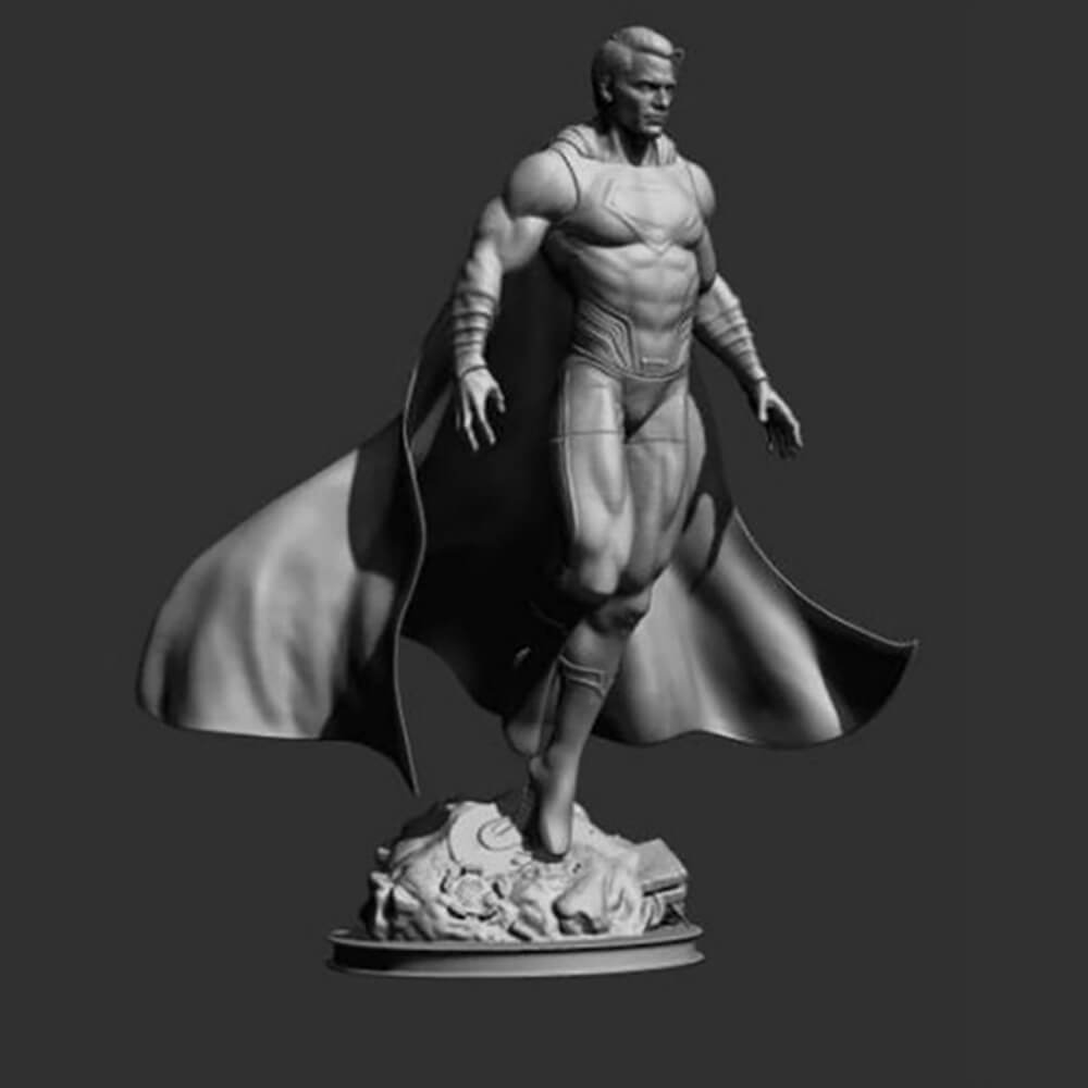 Superman Man of Steel - 3D Model by 3DPrintingDesigner