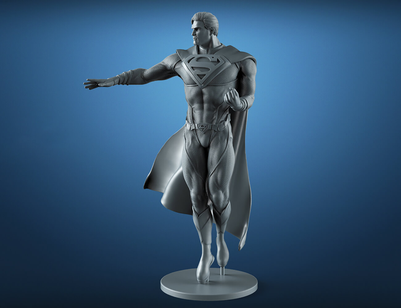 Superman Statues - 3D Print Model by 3DPrintingDesigner