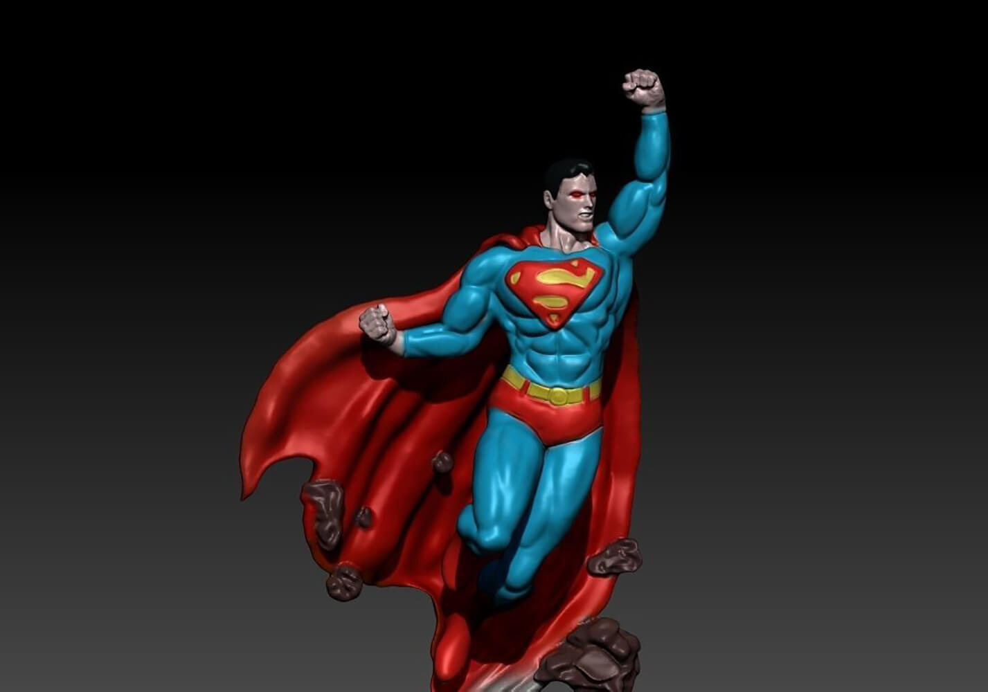Superman Statues - 3D Model by 3DPrintingDesigner