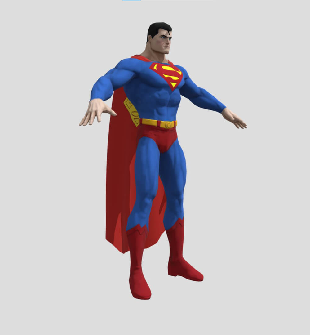 Superman Statues - 3D Model by 3DPrintingDesigner