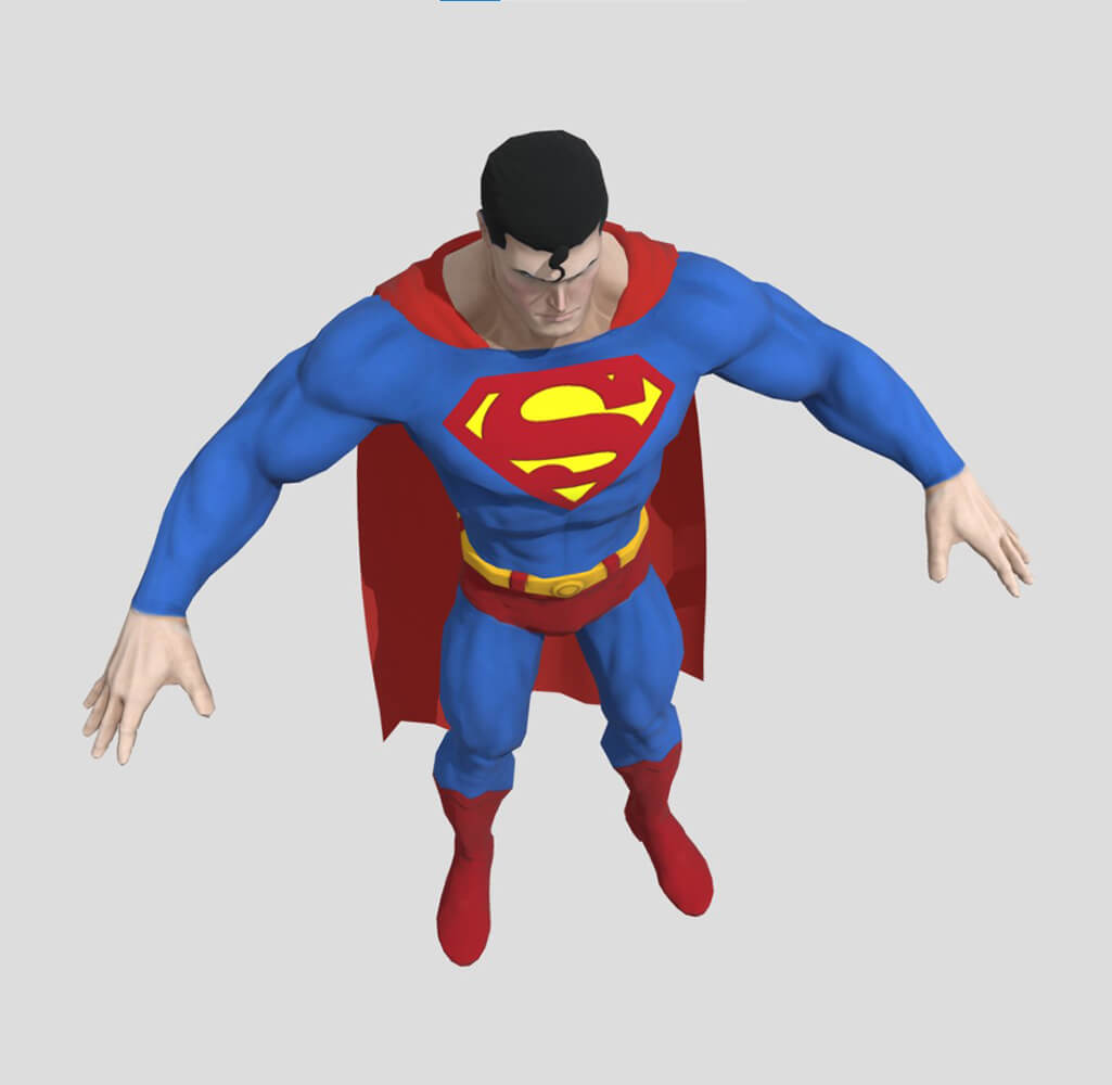 Superman Statues - 3D Model by 3DPrintingDesigner