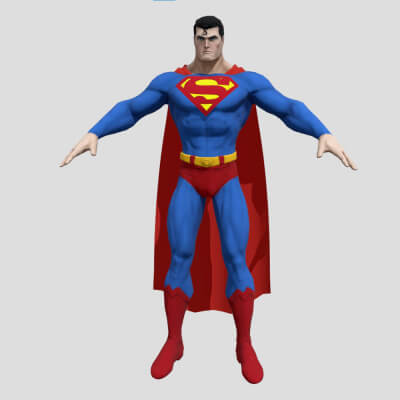 Superman Statues - 3D Model by 3DPrintingDesigner