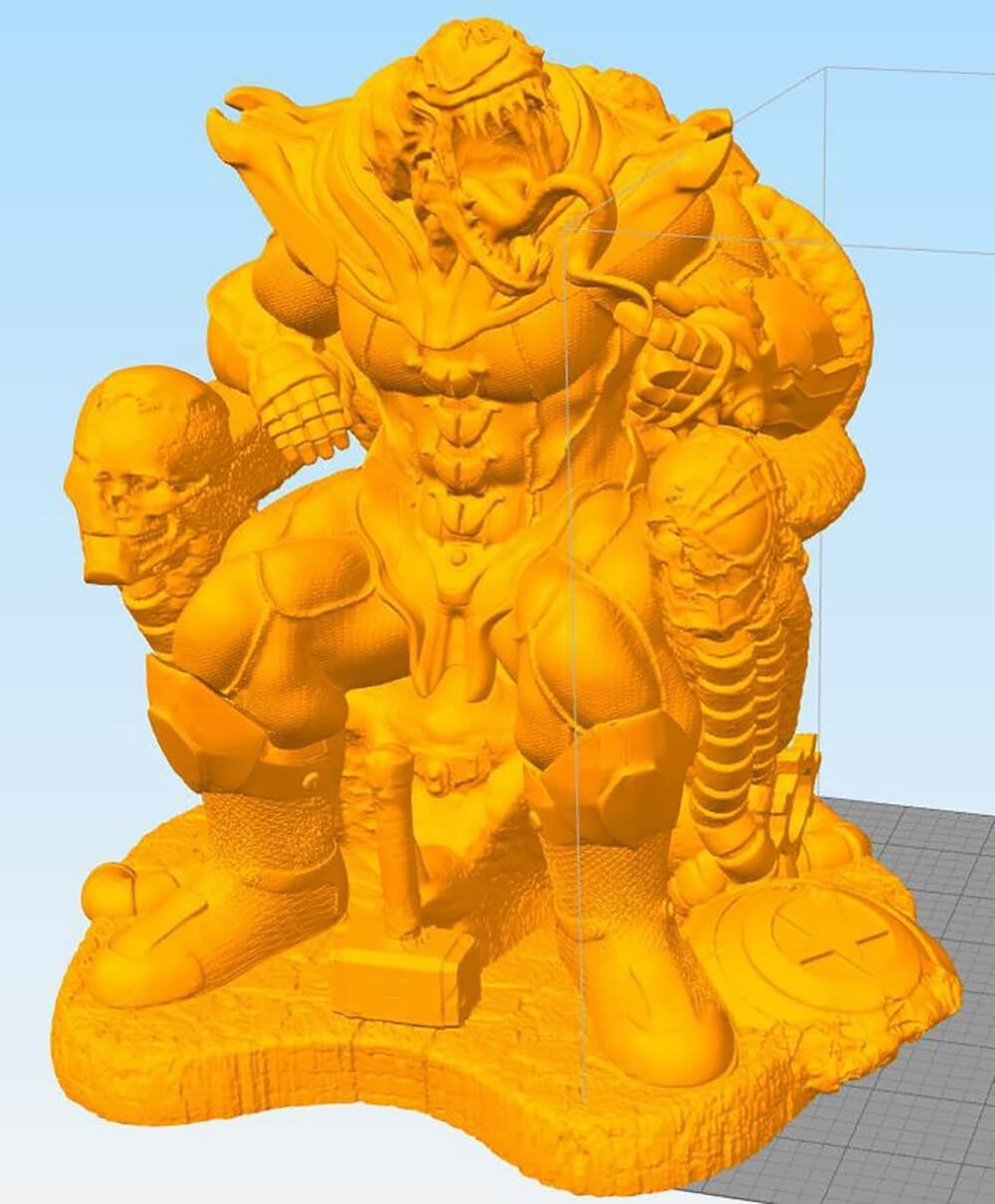 Symbiote Thanos - Venom - Infinity Gauntlet 3D Print Model by ...