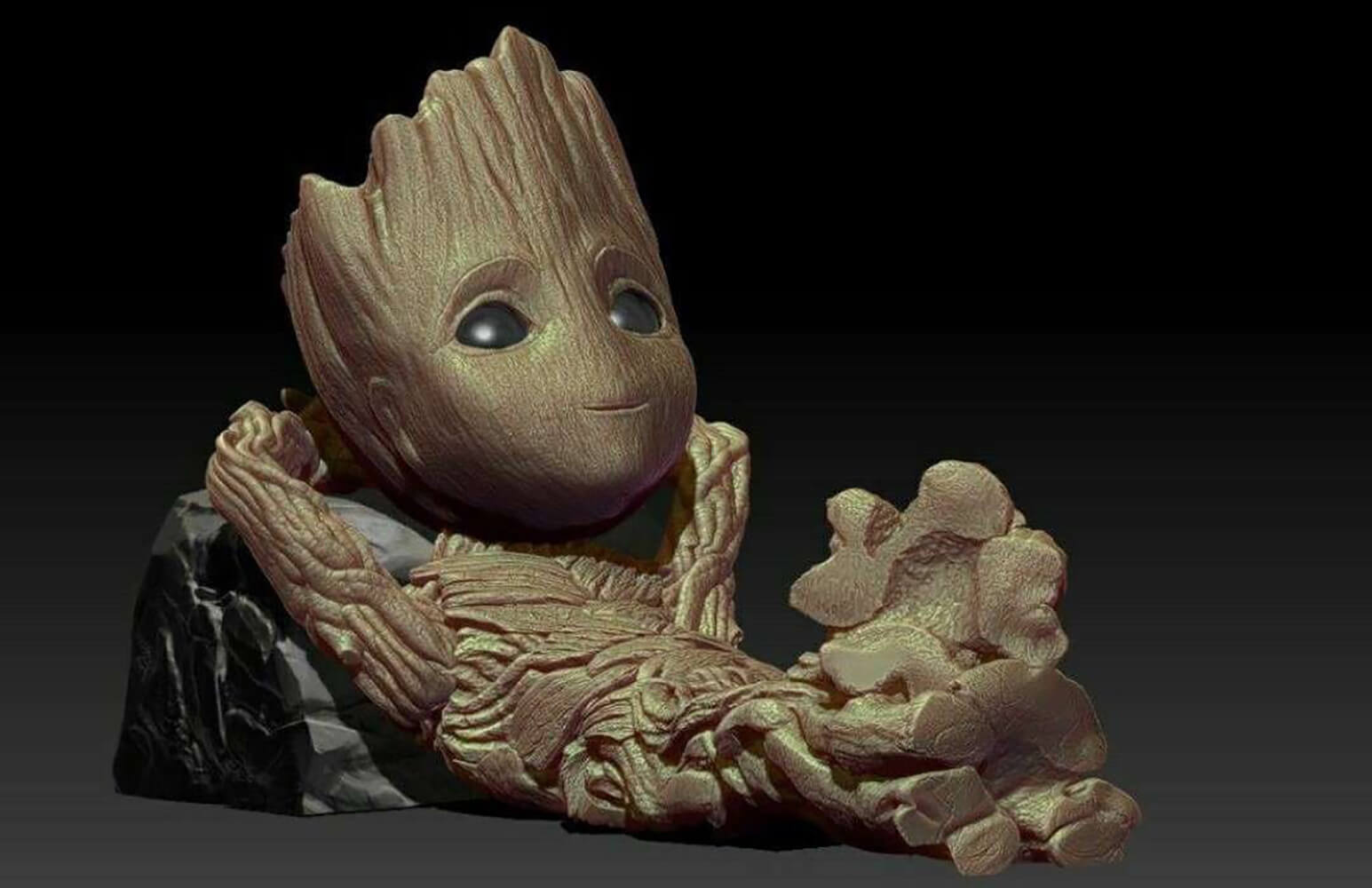 Teen Groot Statues - 3D Model by 3DPrintingDesigner