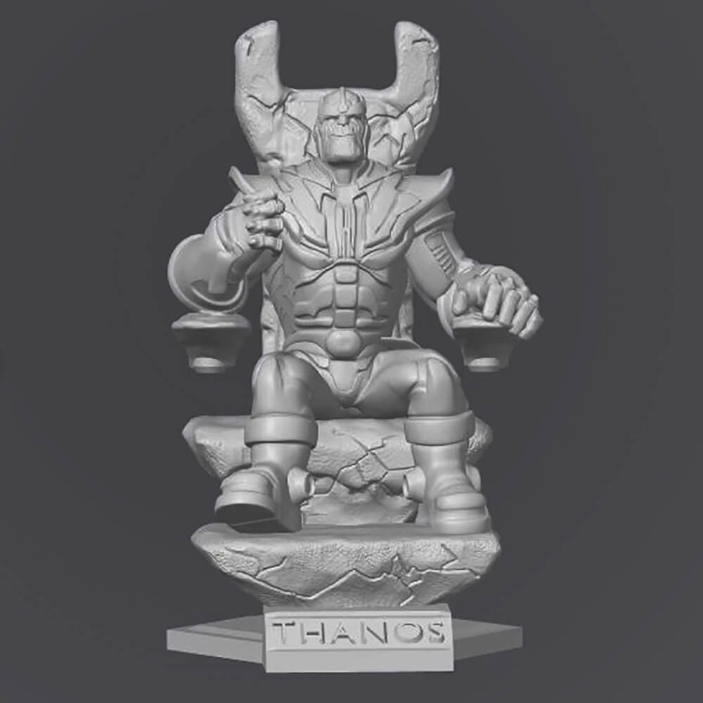 Thanos Figurine - 3D Print Model by 3DPrintingDesigner