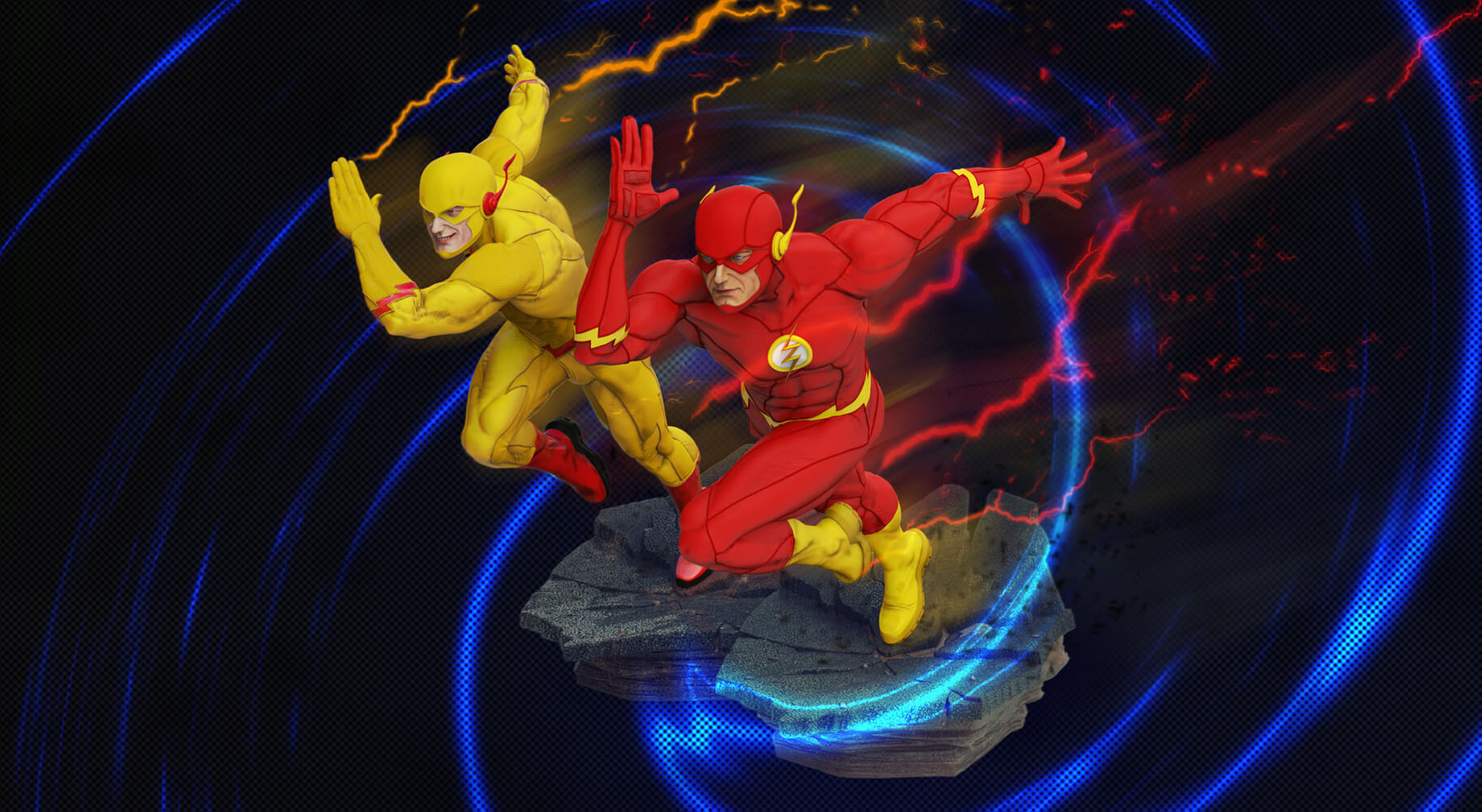 The Flash Figurines - 3D Model by 3DPrintingDesigner