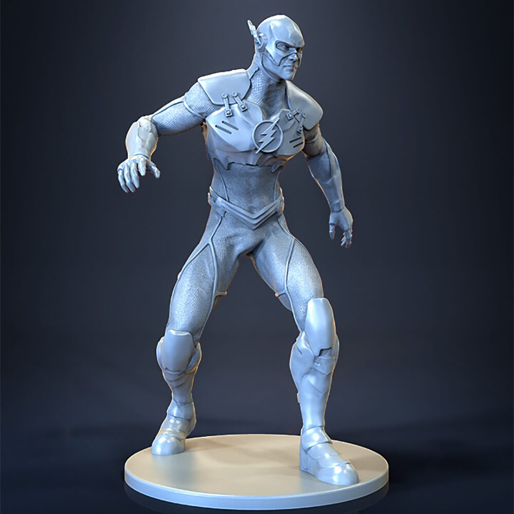 The Flash (The Flash) - 3D Model by 3DPrintingDesigner