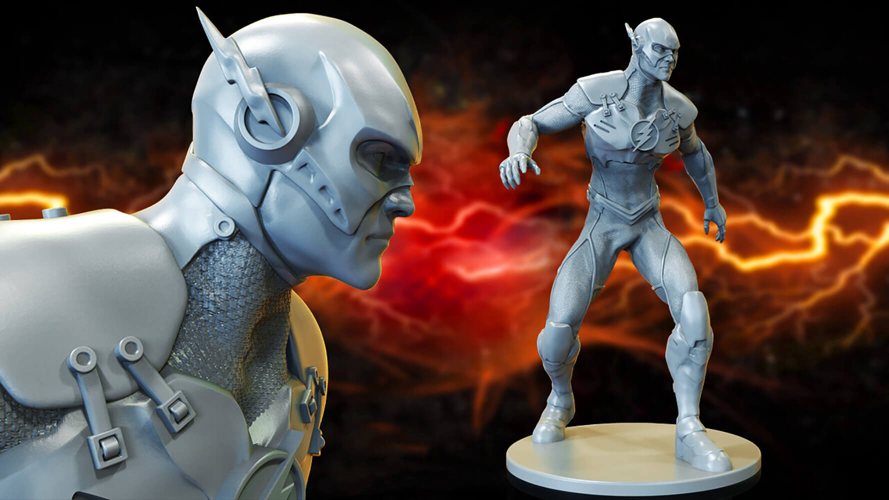 The Flash (The Flash) - 3D Model by 3DPrintingDesigner