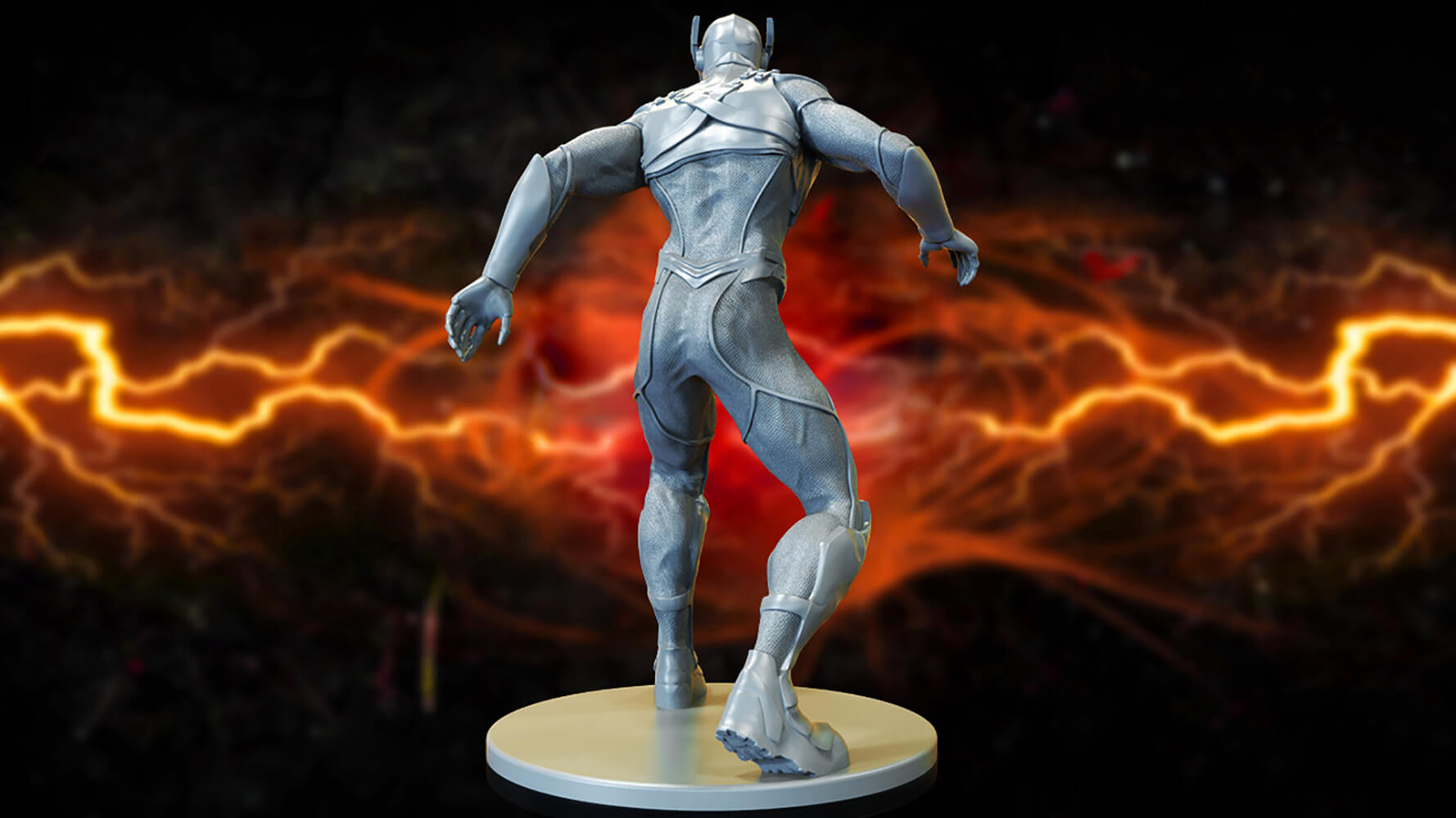 The Flash (The Flash) - 3D Model by 3DPrintingDesigner