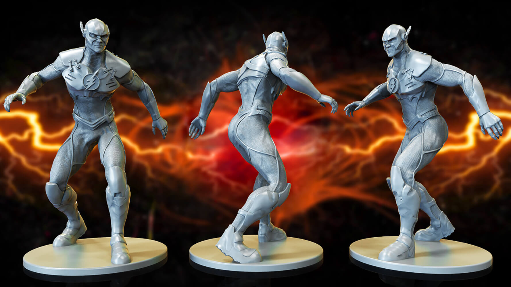 The Flash (The Flash) - 3D Model by 3DPrintingDesigner
