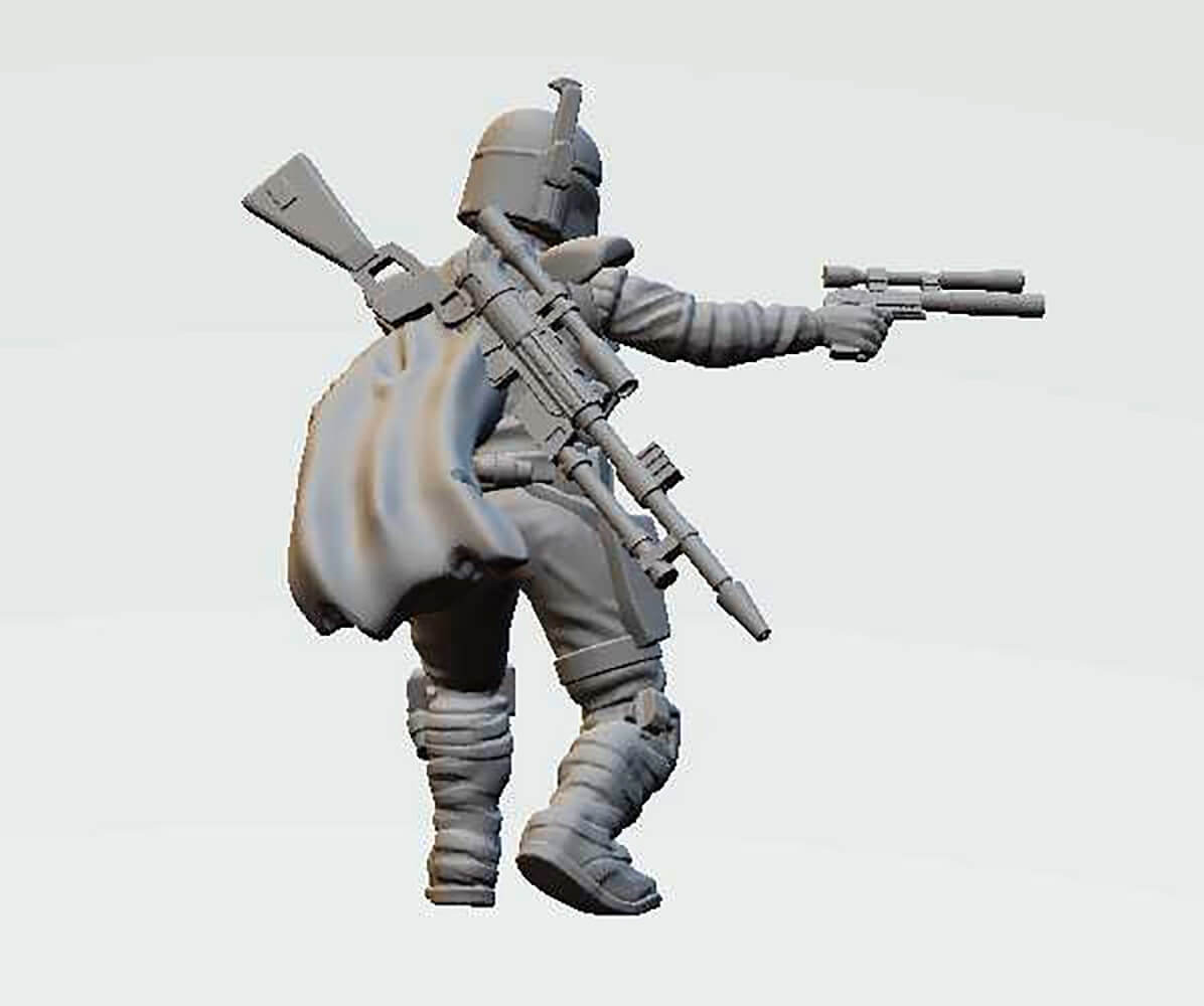 The Young Hunter - 3D Model by 3DPrintingDesigner