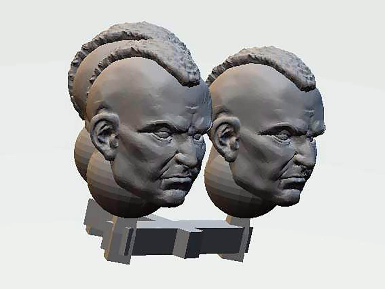 Vanguard Heads - 3D Model by 3DPrintingDesigner