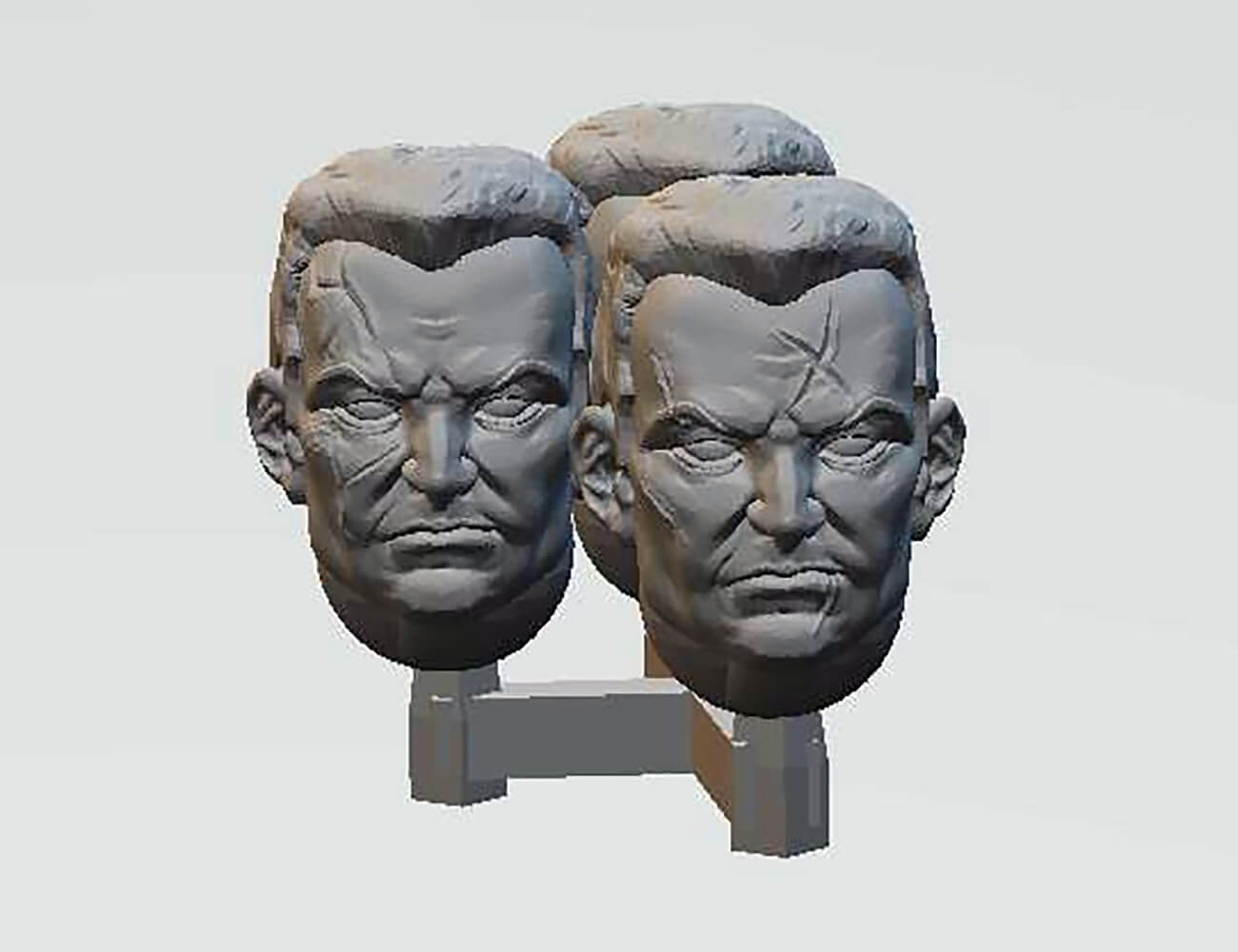 Vanguard Heads - 3D Model by 3DPrintingDesigner