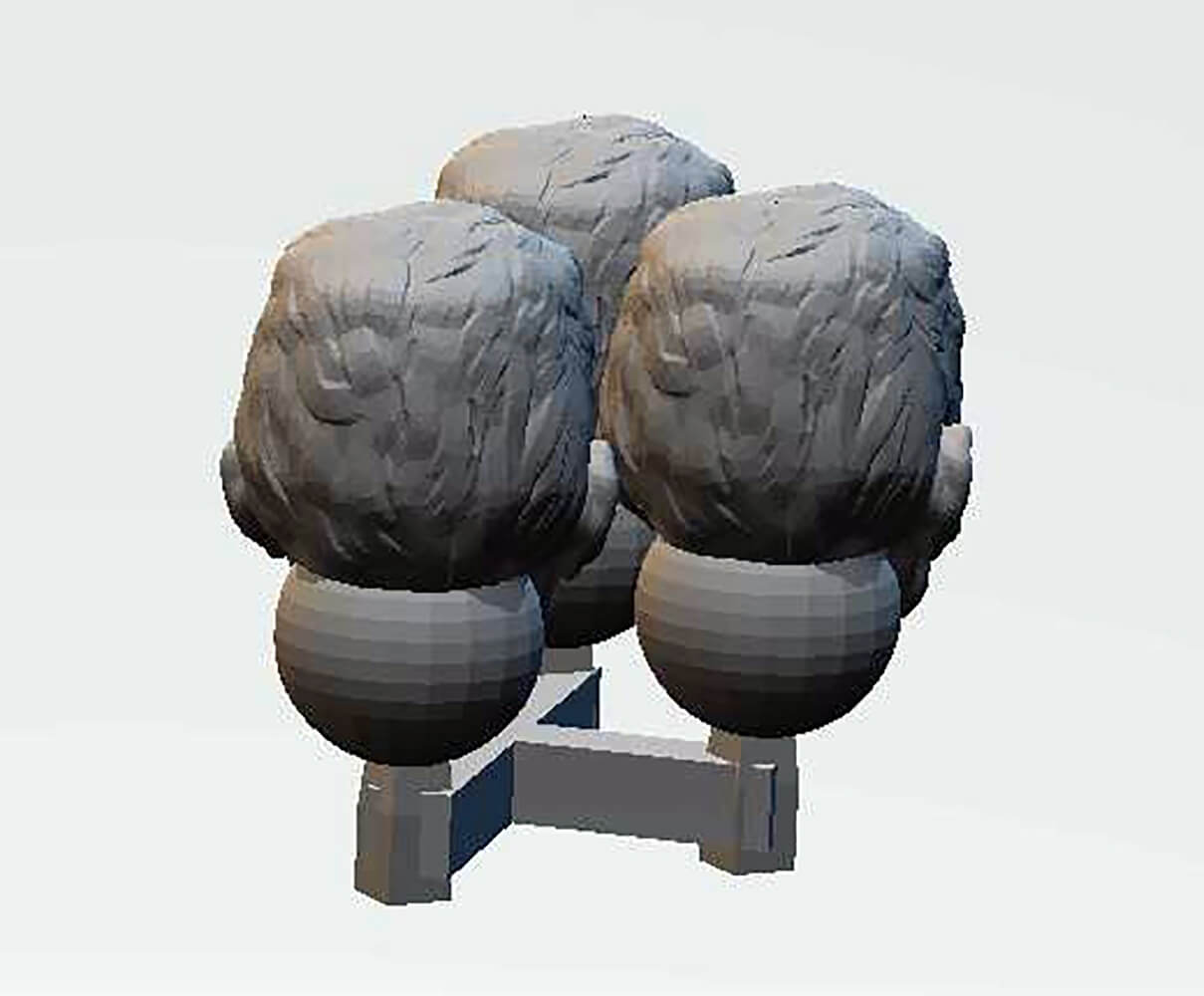 Vanguard Heads - 3D Model by 3DPrintingDesigner