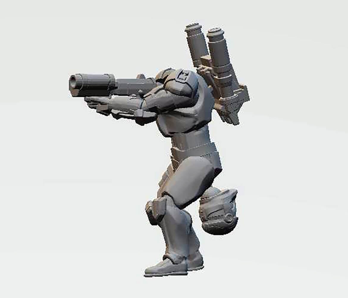 Vanguard Trooper Elite - 3D Print Model by 3DPrintingDesigner