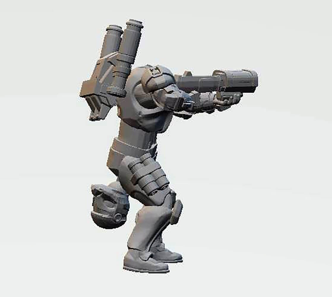 Vanguard Trooper Elite - 3D Print Model by 3DPrintingDesigner