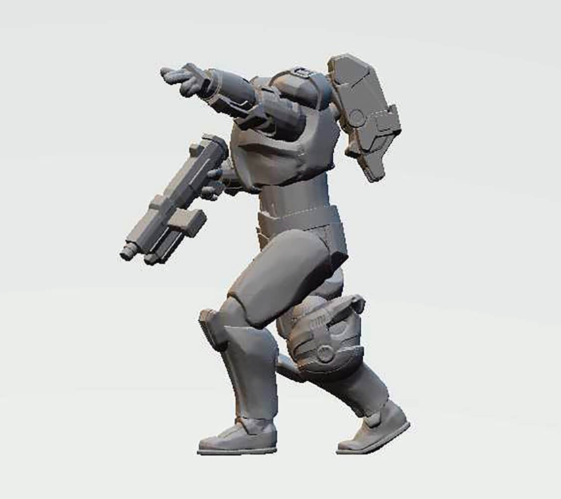 Vanguard Trooper Elite - 3D Print Model by 3DPrintingDesigner